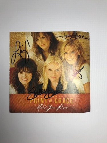 Point of Grace How you Live Signed CD Insert | eBay