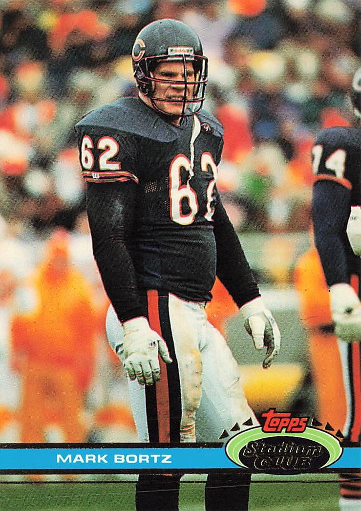 1991 Stadium Club #423 Mark Bortz Chicago Bears | eBay