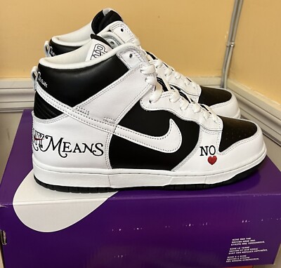 Size 9 - Nike Dunk High SB x Supreme By Any Means - Stormtrooper 2022 ...