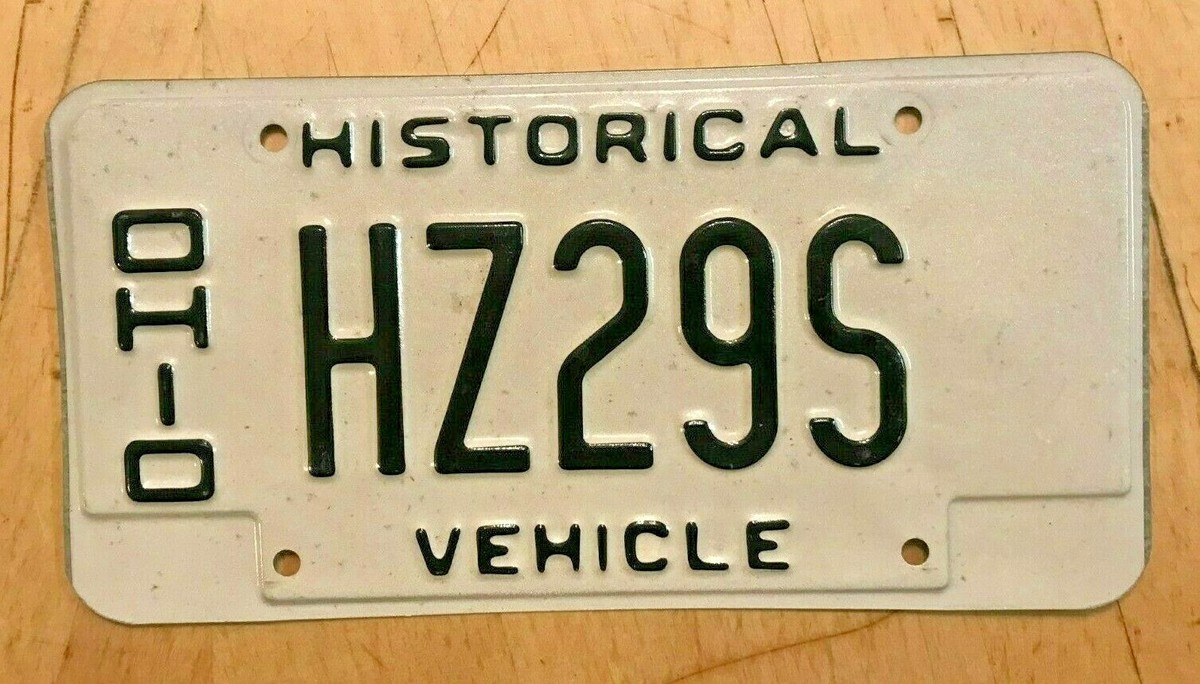 Old License Plates Ohio