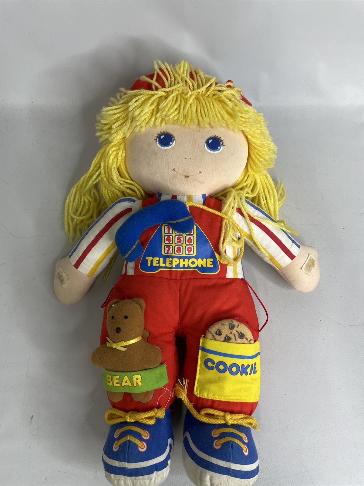 Amtoy Learning Plush Girl Toy Doll American Greetings 1984 Vintage 18 ...