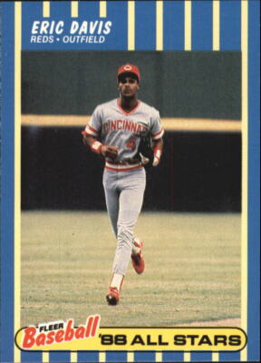 1988 Fleer Baseball All-Stars #9 Eric Davis - NM-MT | eBay