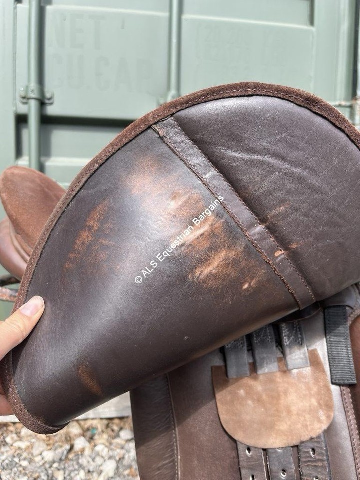 18” Brown Fylde Emma Suede Show Saddle XXW | eBay UK