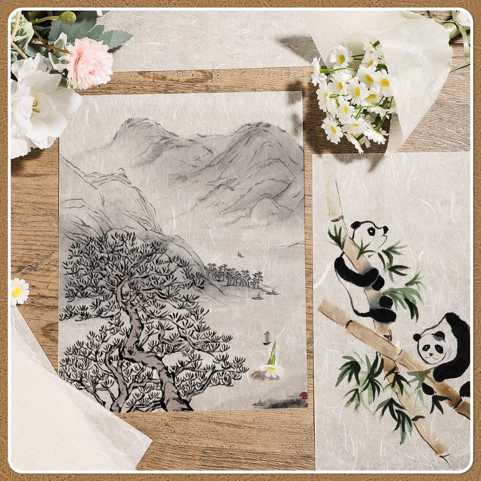 60 Sheets A4 Mulberry Paper, Handmade Rice Paper for Crafts & Art | eBay UK