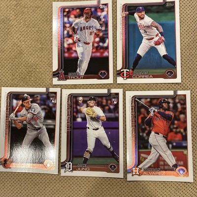 Lot of 5 Topps Series One Oversized Baseball Cards 2025 | eBay