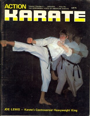01/70 Action Karate Magazine Ed Parker Joe Lewis Cover | eBay