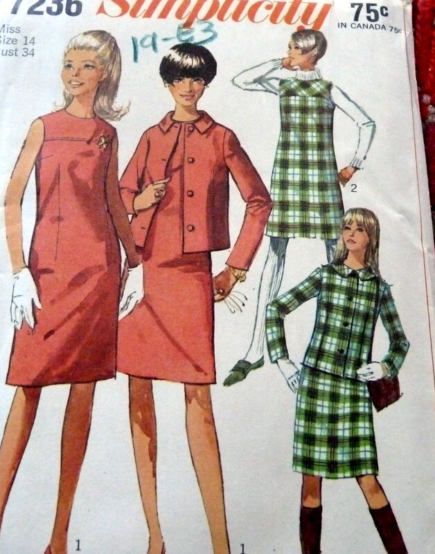 Vintage 1960 Dress Patterns McCalls 6638 1960s Dress Vintage Sewing