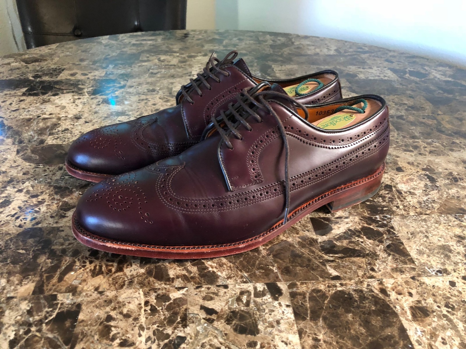 Crosby Square Mens Findlay Wingtip Brogue Dress Shoes… - Gem