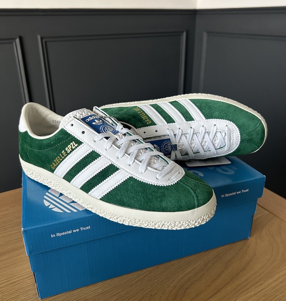 ADIDAS SPZL GAZELLE GREEN SPEZIAL IF5787 - SIZE UK 8 - BNWT & BOXED ...