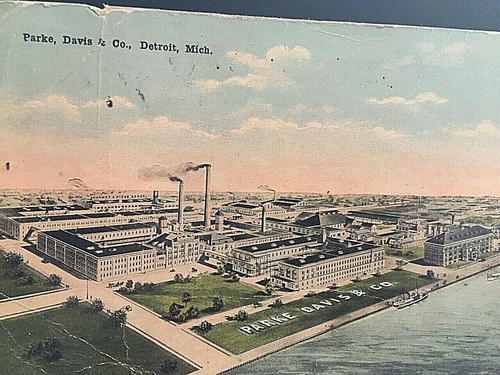 Postcard Early View of Parke,Davis & Co. in Detroit, MI U2 | eBay