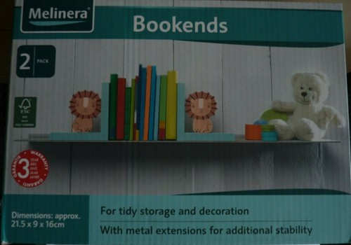 Melinera Bookends For tidying storage & decoration - 2 Pack | eBay