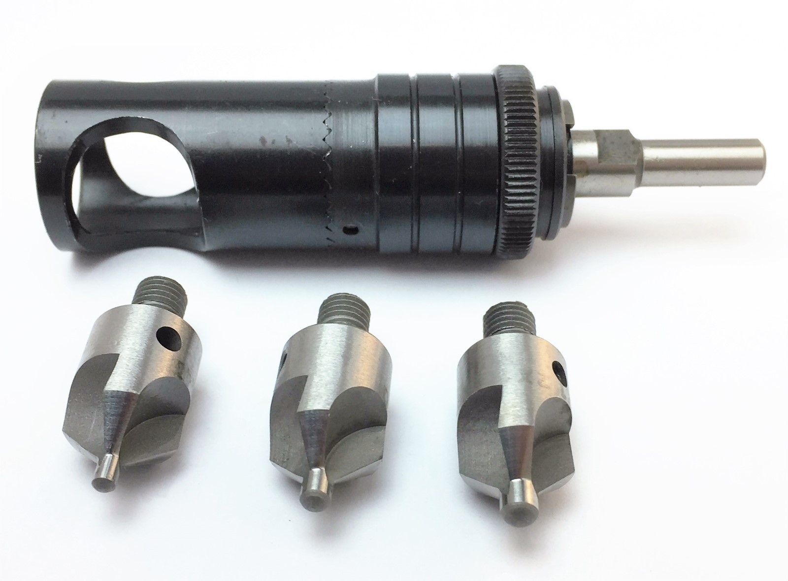 Micro Stop Countersink w/ High Speed Steel Cutters Kit w/ #21,30,40 NEW ...