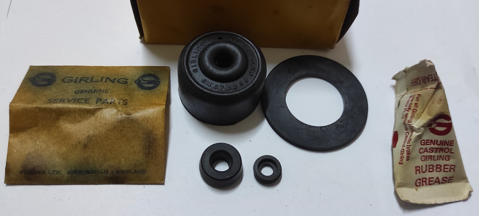 Vintage Girling Brake Cylinder Repair Kit New Sealed SP1963/3 for sale ...