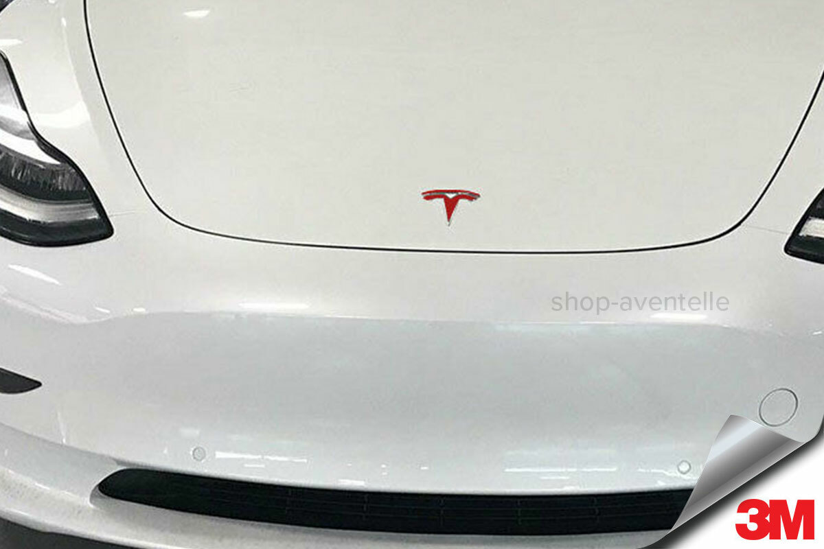 Tesla Model 3 Front Emblem "T" Decal Sticker - Genuine 3M Decal Vinyl ...