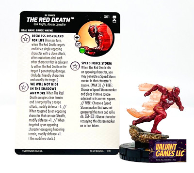 DC Heroclix The Red Death #061 w/ Card DC Rebirth Set | eBay