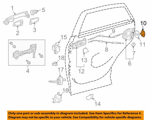 69410-33020 Toyota Plate assy, front door lock striker 6941033020, New ...