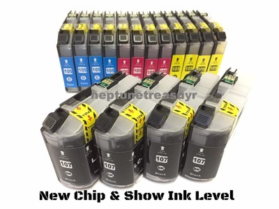 LC107 XXL LC105 XXL H Yield Ink For Brother MFC-J4510DW MFC-J4610DW ...
