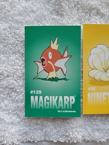 Pokemkon Sandylion Stickers Magikarp, Ninetales, Scyther Lot Of 3 Pack ...