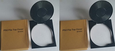 2 NEW REPLACEMENT PART FLIP TOP COVER LID FOR PS2 PLAYSTATION 2 SLIM ...