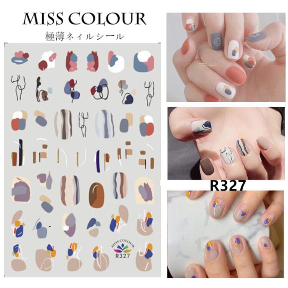 31 Different Styles Nail Stickers Waterproof Nail Art Design DIY Decals ...