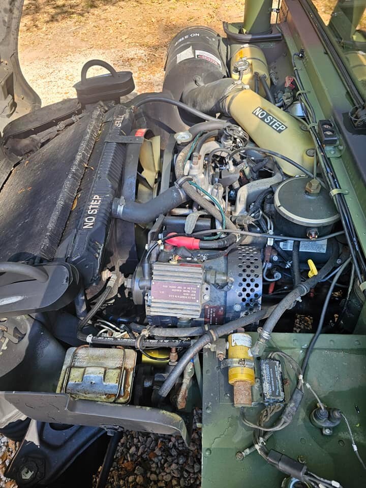 Humvee Running and Driving Complete Chassis M998 HMMWV M1025A2 Hummer ...