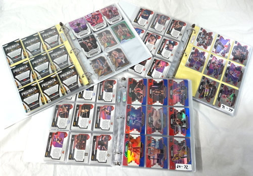 2022 Panini Prizm WWE Wrestling Inserts Base Binder Lot Over 400 Ladies ...