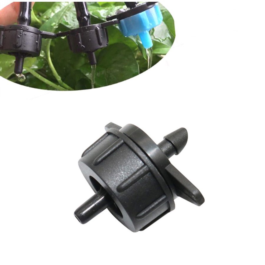 100 x Pressure Compensating Drippers (4 LPH flow) Irrigation Drip ...