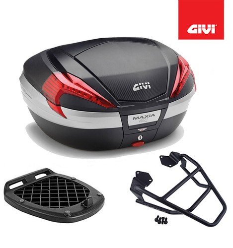 GIVI Black Top Case Kit V56NN + Plate Kawasaki KLR 650 2023 2024 | eBay