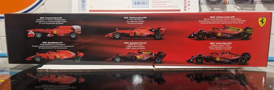 Ferrari Formula 1:43 Scale 6 Pack Costco Exclusive | eBay