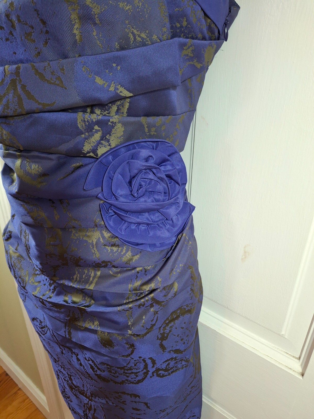 Presen De Luxe Gold & Purple Floral Mother Of Bride Outfit, UK 16 18 ...