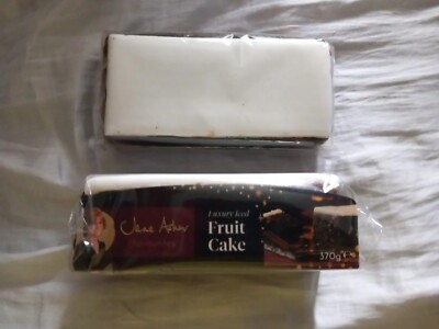 2 JANE ASHER BRANDY LUXURY CHRISTMAS ICED FRUIT & NUT CAKE 370gx2=740g ...