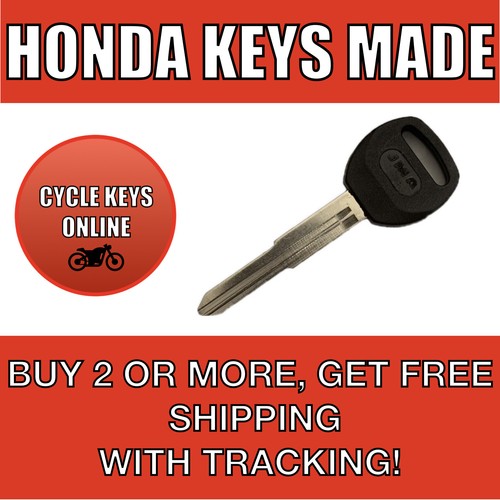 Honda Motorcycle keys cut by code to key codes 13132211-21323311 | eBay