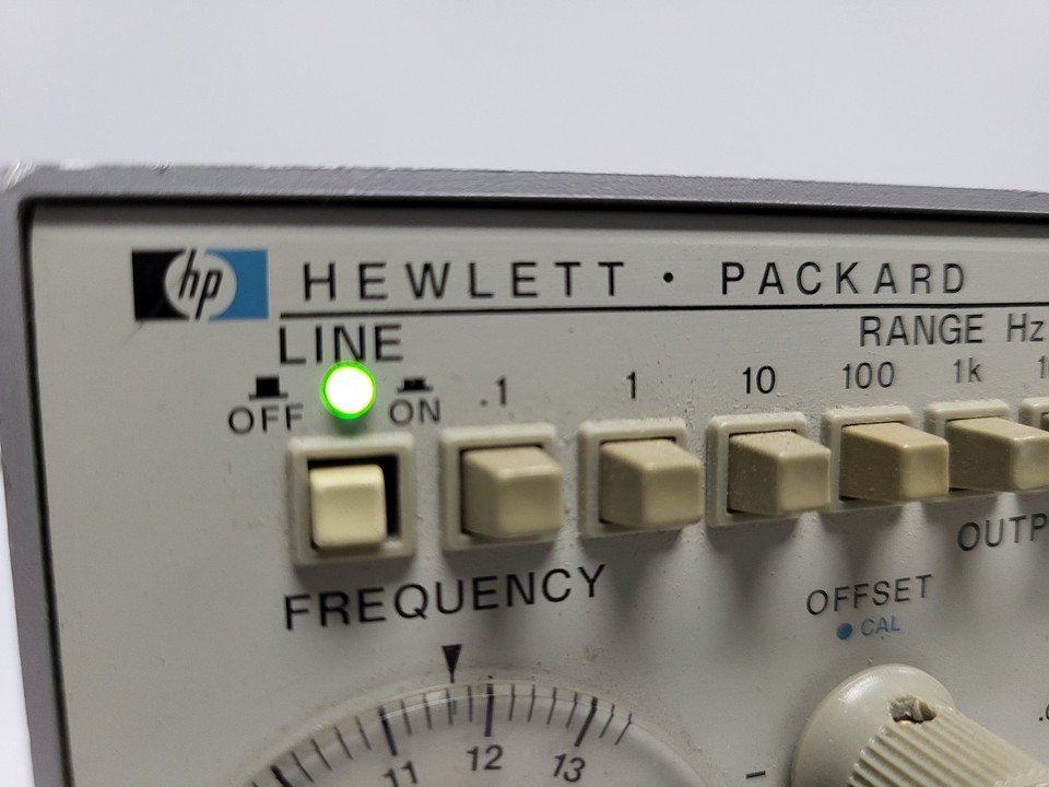 Hewlett Packard HP 3312A Function Generator Parts (Power LED, Untested ...