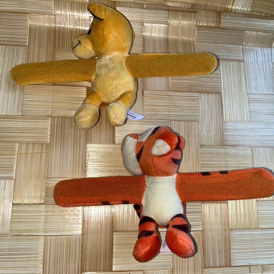 DISNEY Cutie Cuff 2 Plush Slap Bands-TIGGER (Winnie The Pooh) SIMBA ...