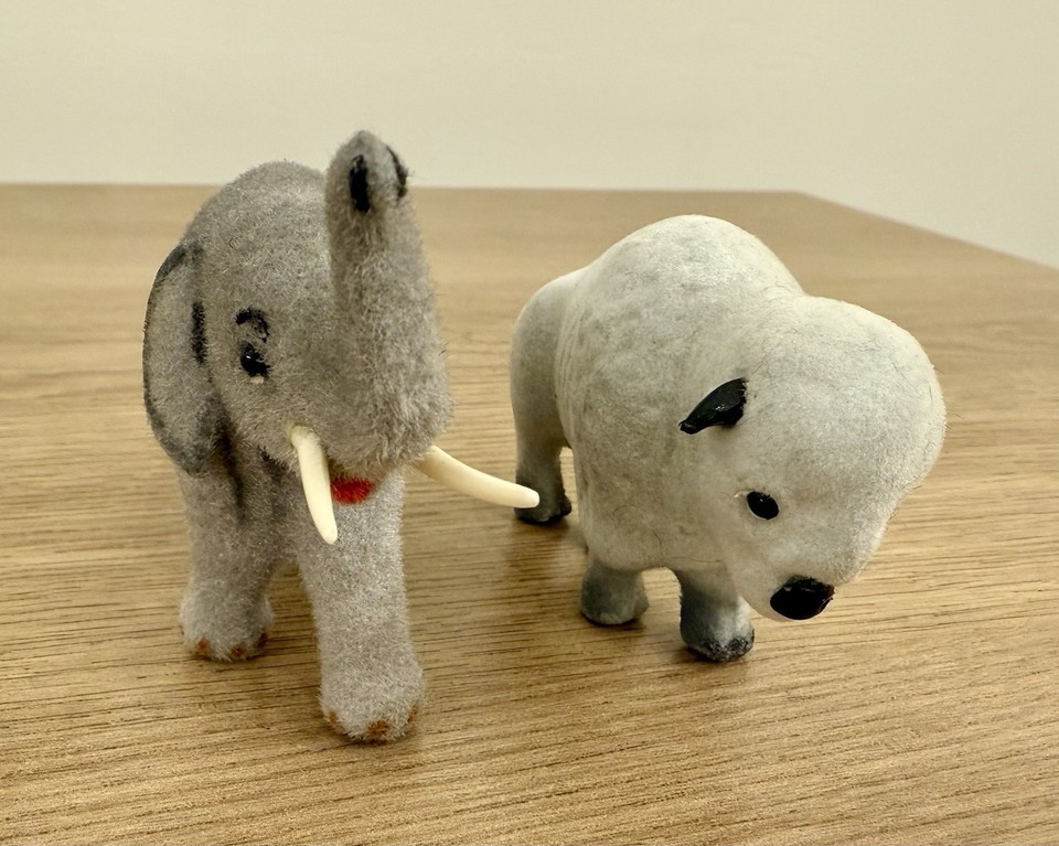 Vintage Wagner Kunstlerschutz Elephant Figure Handwork West Germany ...