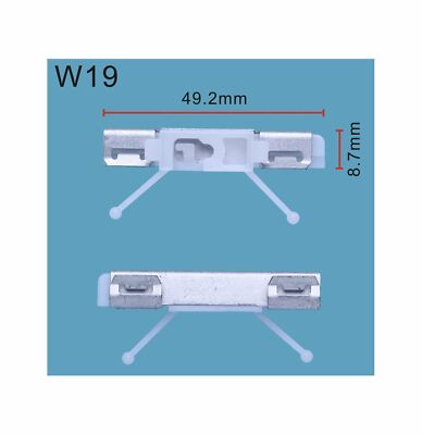 10pcs Metal Windshield Molding Clip Fit Volvo 30728784 by Autobahn88 ...