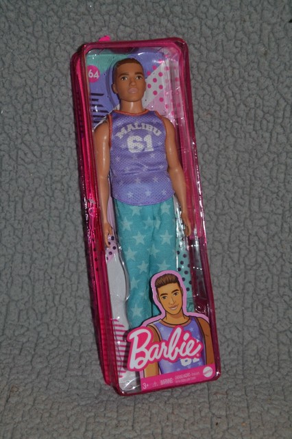 Barbie Ken Fashionistas Doll #164 Malibu 61 Shirt Pants Broad Body for ...