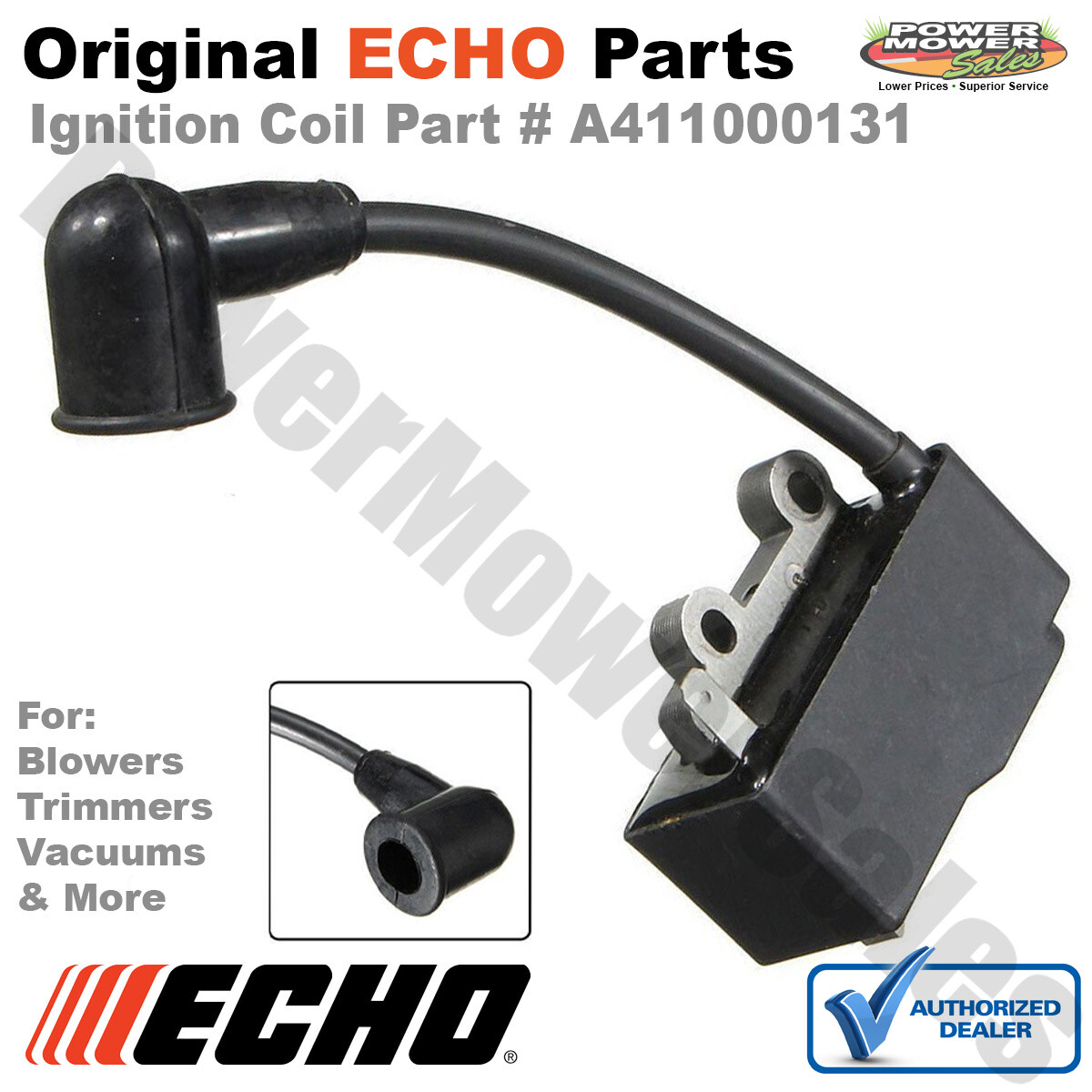 A411000131 A411000130 Echo Ignition Coil for Blowers & More / EB212 ...