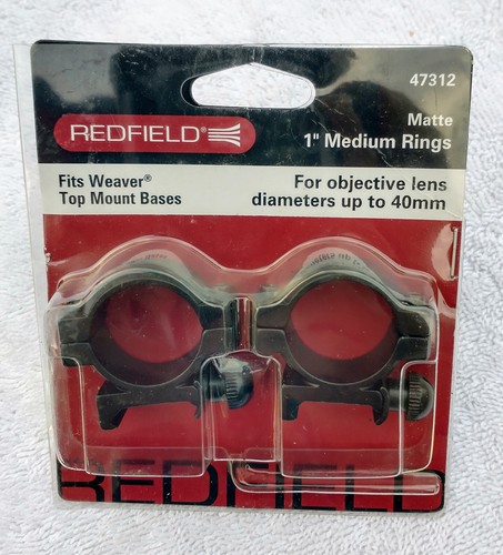 Redfield 47312 Scope Rings 1 Inch Medium Matte | eBay