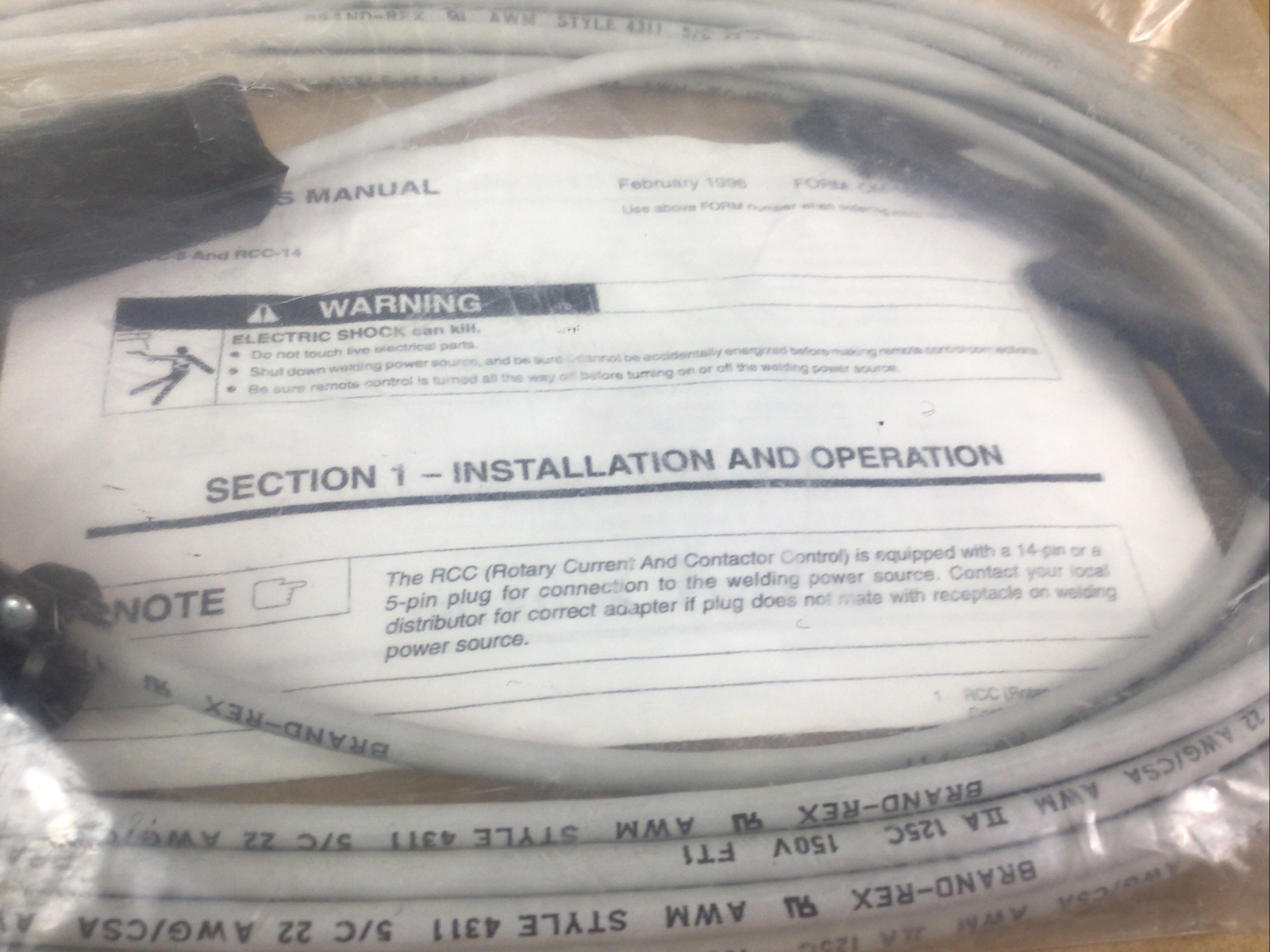 Miller Electric 151086 RCC-14 Finger Tip Remote Control - Black for ...