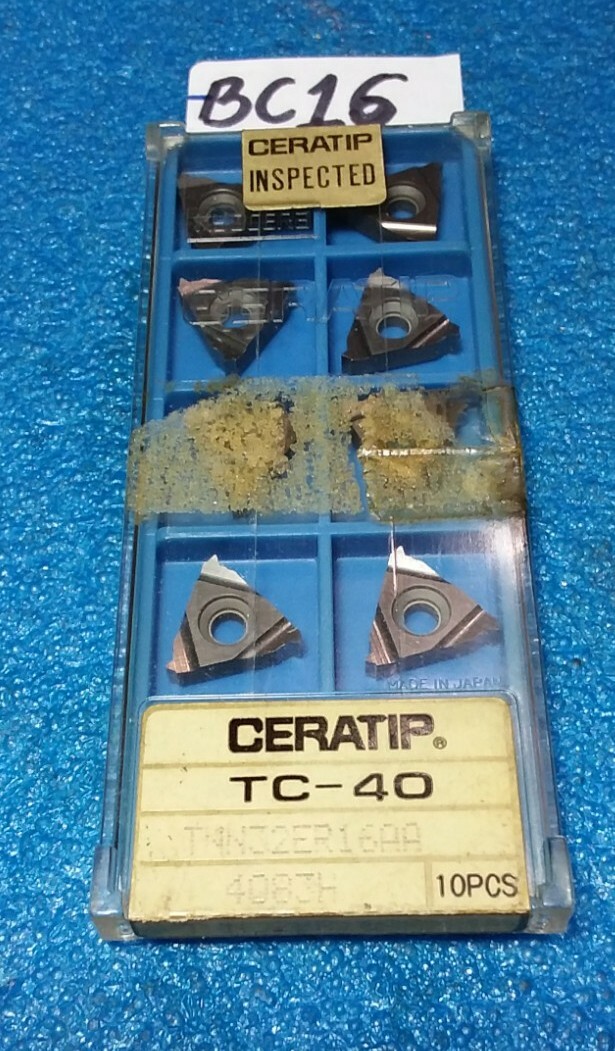 CERATIP TNN32ER16AA INSERTS 10 PCS | eBay