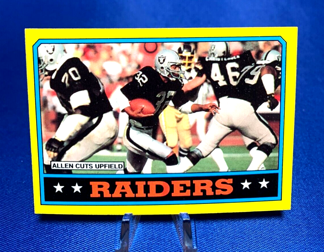 1986 Topps 🏈 L.A. Raiders Team Leaders Card #60 MARCUS ALLEN 🏆HOF'06 ...