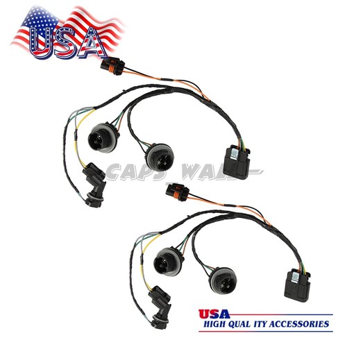 2x Headlight Wire Harness H11 H8 Connectors Plug For Chevy Silverado ...