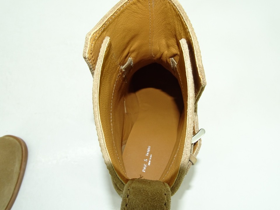 Rag & Bone Hazel Buckle Ankle Boots Shoes Leather Size 39 Camel | eBay