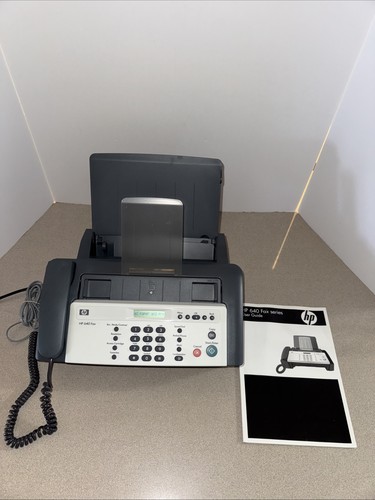 HP 640 Fax Plain Paper Inkjet Quality Fax, With Manual Tested Works ...