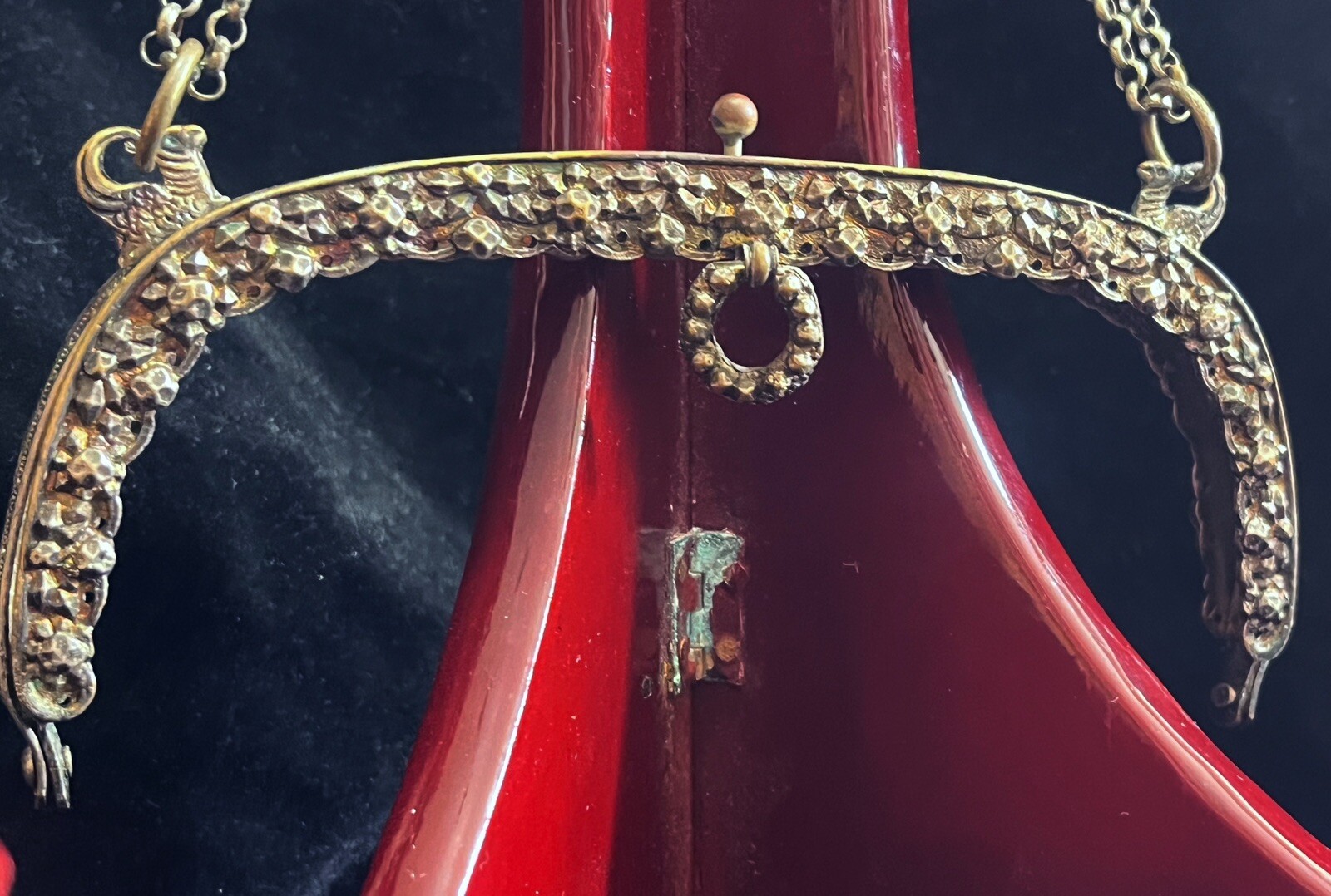 RARE VICTORIAN ORNATE SILVER Hallmarks MADE IN FRANCE… - Gem