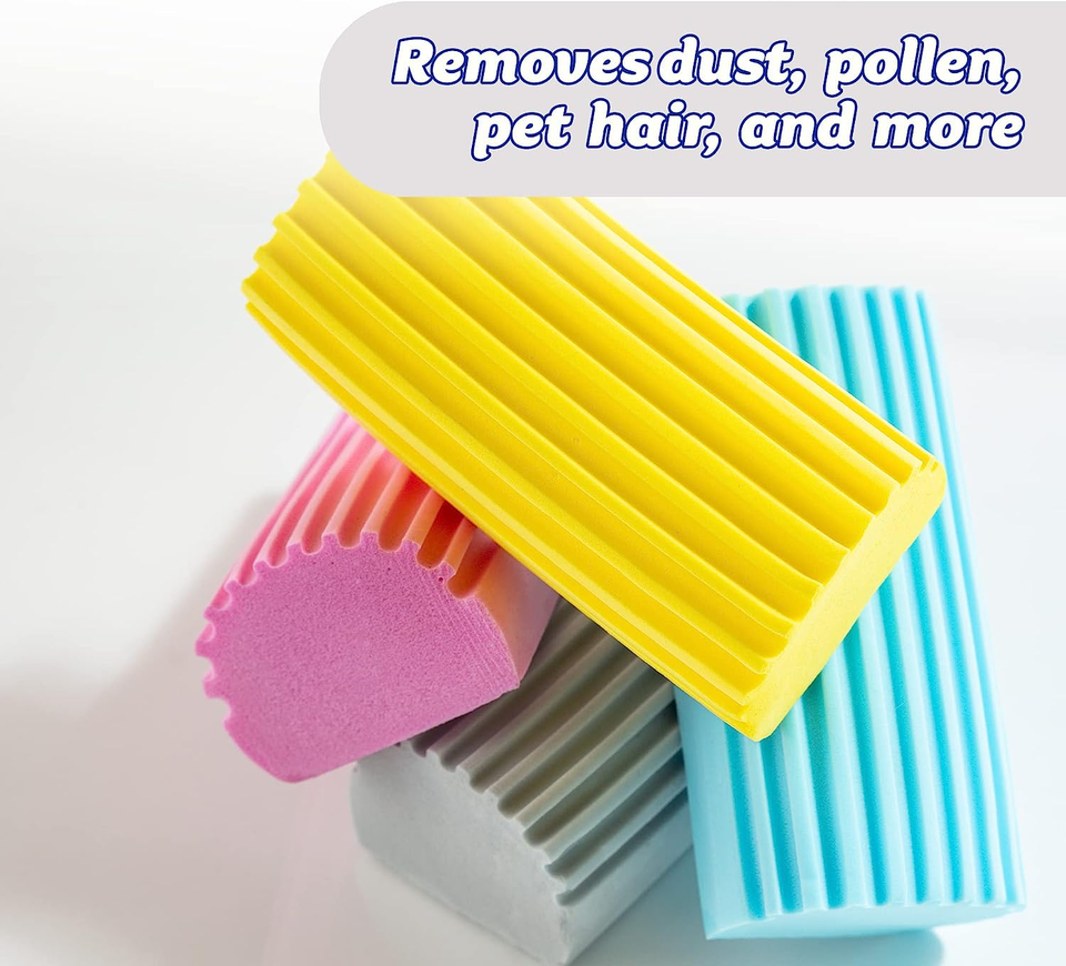 Scrub Daddy Damp Duster, Magical Dust Cleaning Sponge, Dusters for ...