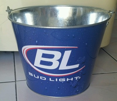 BUD LIGHT ICE BUCKET 23cm Diameter Party Drink Budweiser BEER Bottle ...