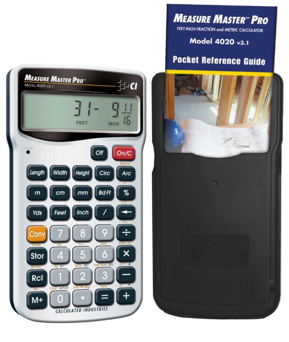 Calculated Industries Measure Master Pro Calculator for sale online | eBay