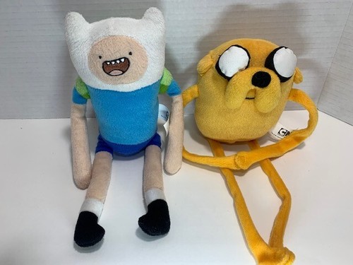 Cartoon Network Adventure Time Finn w/Backpack & Jake The Dog Plush ...